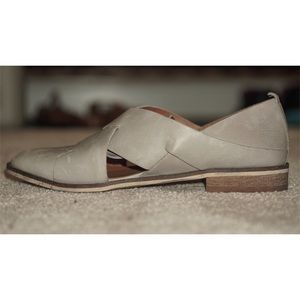 Modern Vintage | Shoes | Light Gray Leather Loafers | Poshmark